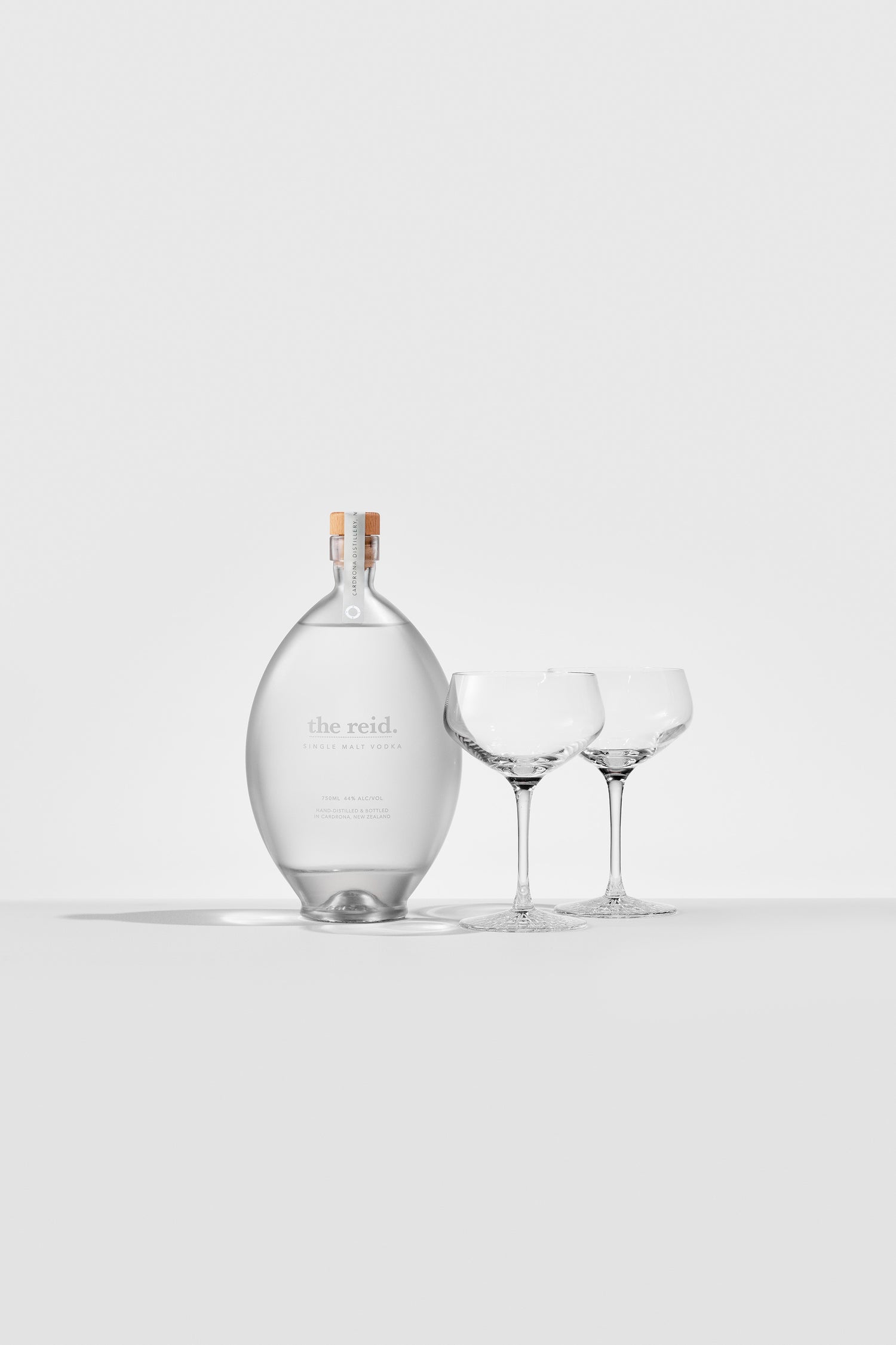 the reid & martini glass set | The Reid Vodka
